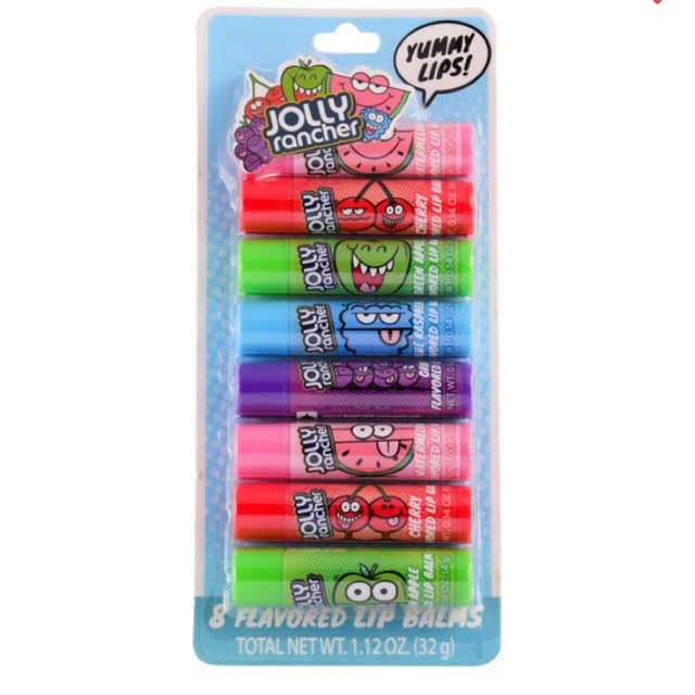 JOLLY RANCHER 8 Piece Assorted Flavor Lip Balm | Shopee Philippines