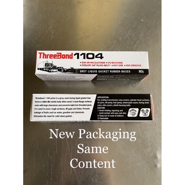 Threebond Gasket Maker 1104 Neo Liquid Gasket Rubber Based 80grams ...