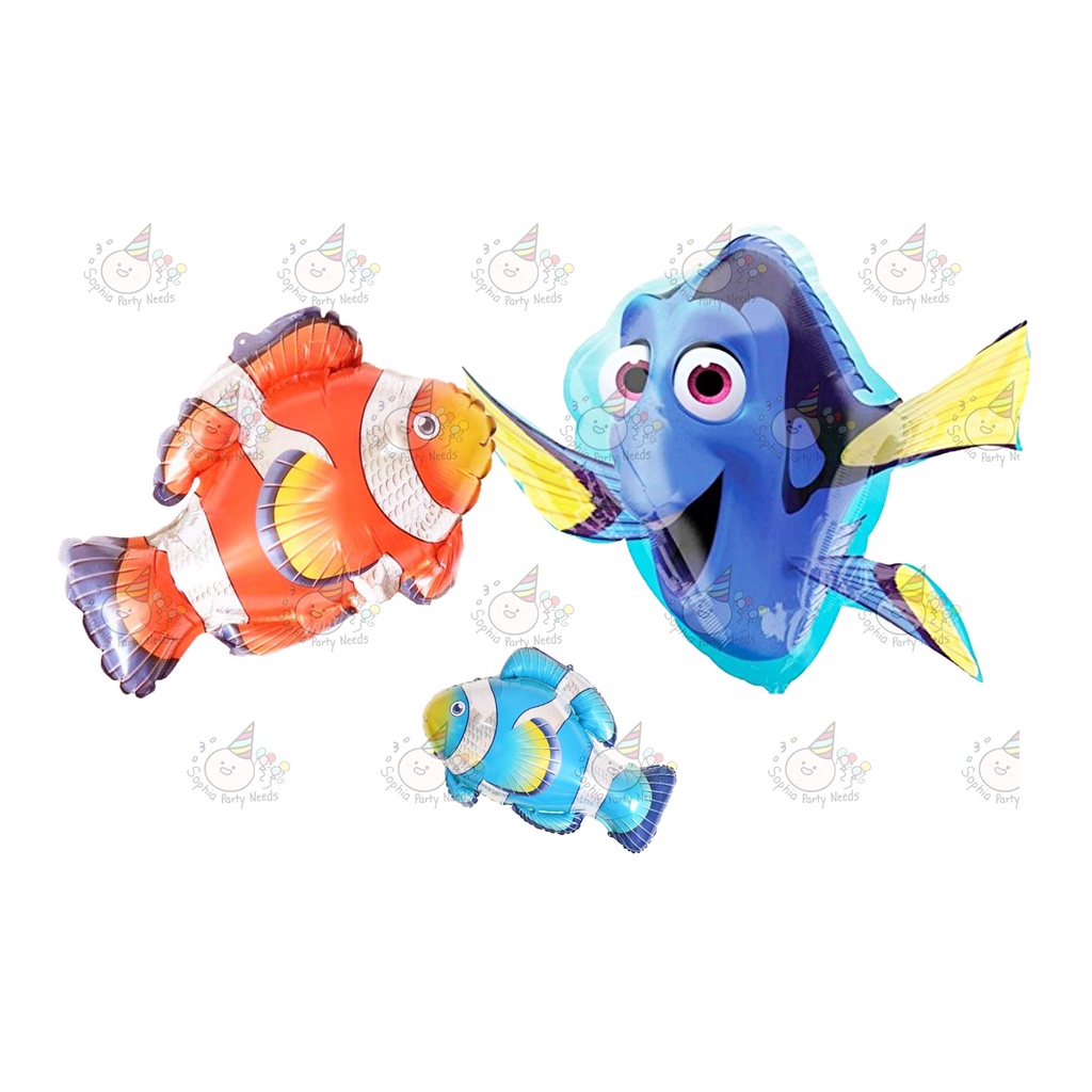10" inch MINI Nemo and Dory Foil Balloon Finding Nemo Under the Sea ...