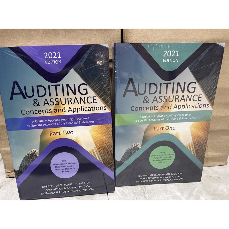 Auditing And Assurance Concepts And Applications 2021 Ed By Asuncion Ngina And Escala Shopee