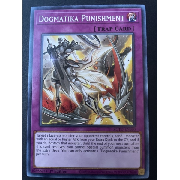 Yugioh - Dogmatika Punishment (TCG) | Shopee Philippines