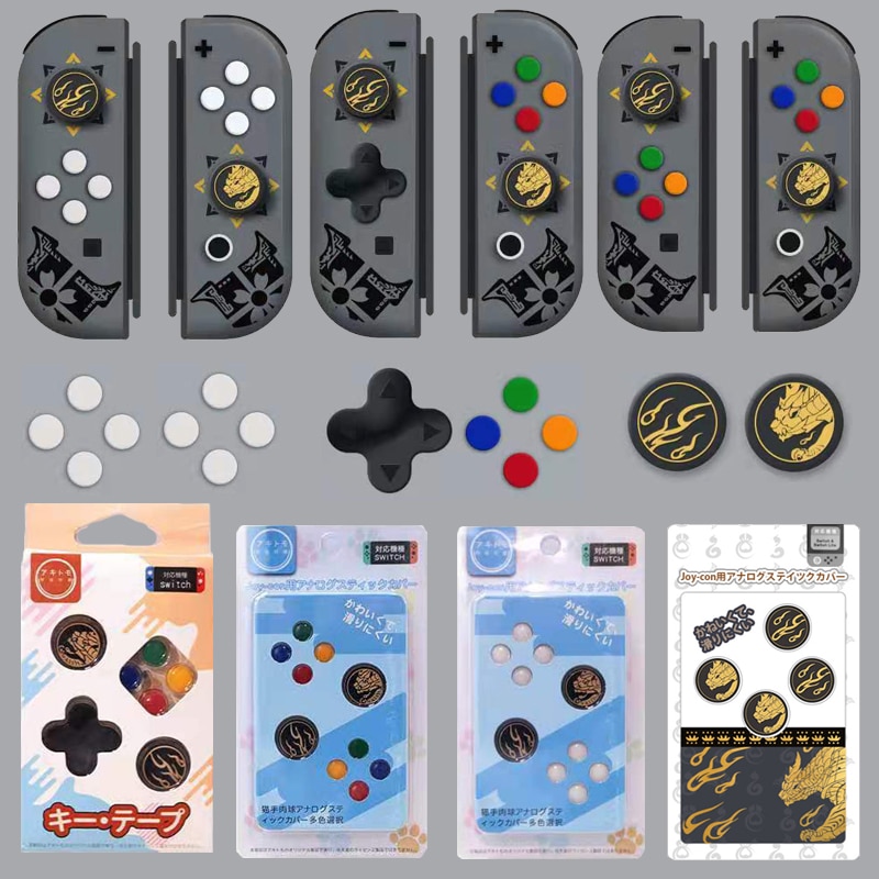 For Nintend Switch Joy-con D-pad Move Key Cross ABXY Button Sticker ...