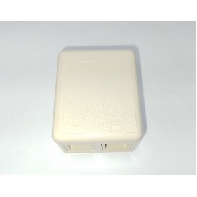 AMP MODULAR JACK BOX 2 PORT ALMOND | Shopee Philippines