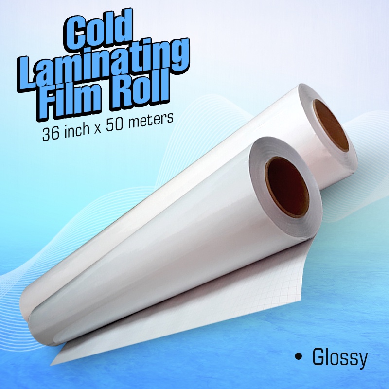 Quaff 36 Inches Cold Laminating Film Glossy Photo Top Roll 50 Meters ...