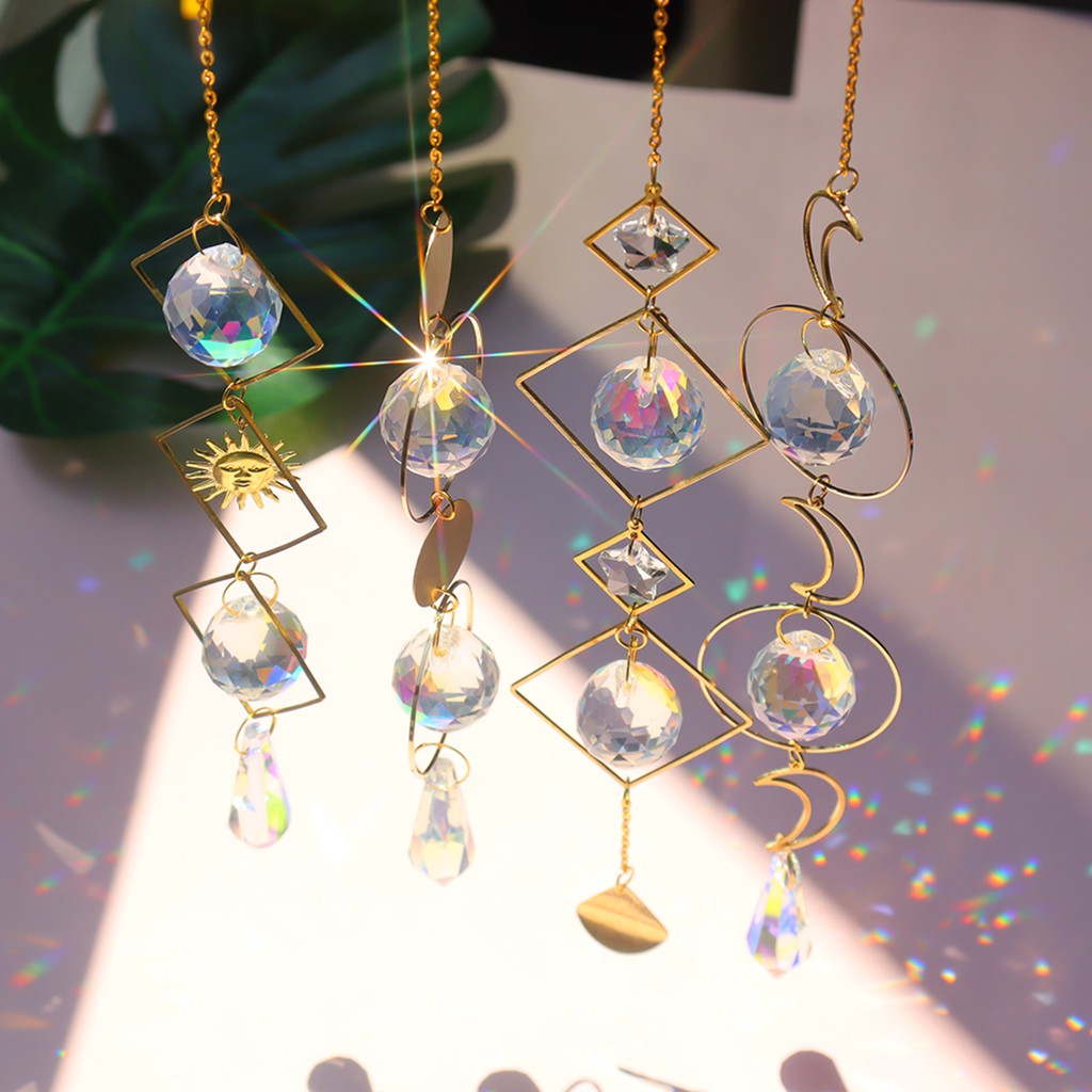 Crystals Ball Prisms Hanging Ornament Crystals Crystal Pendants for ...