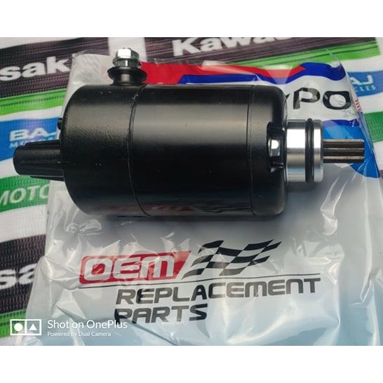 KAWASAKI BAJAJ ROUSER 180 200 dtsi 220 dtsi STARTER MOTOR HAYPO BRAND ...
