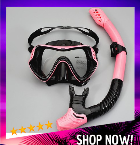 New Design Professional Scuba Snorkeling Diving Mask Set Free Breathing ...