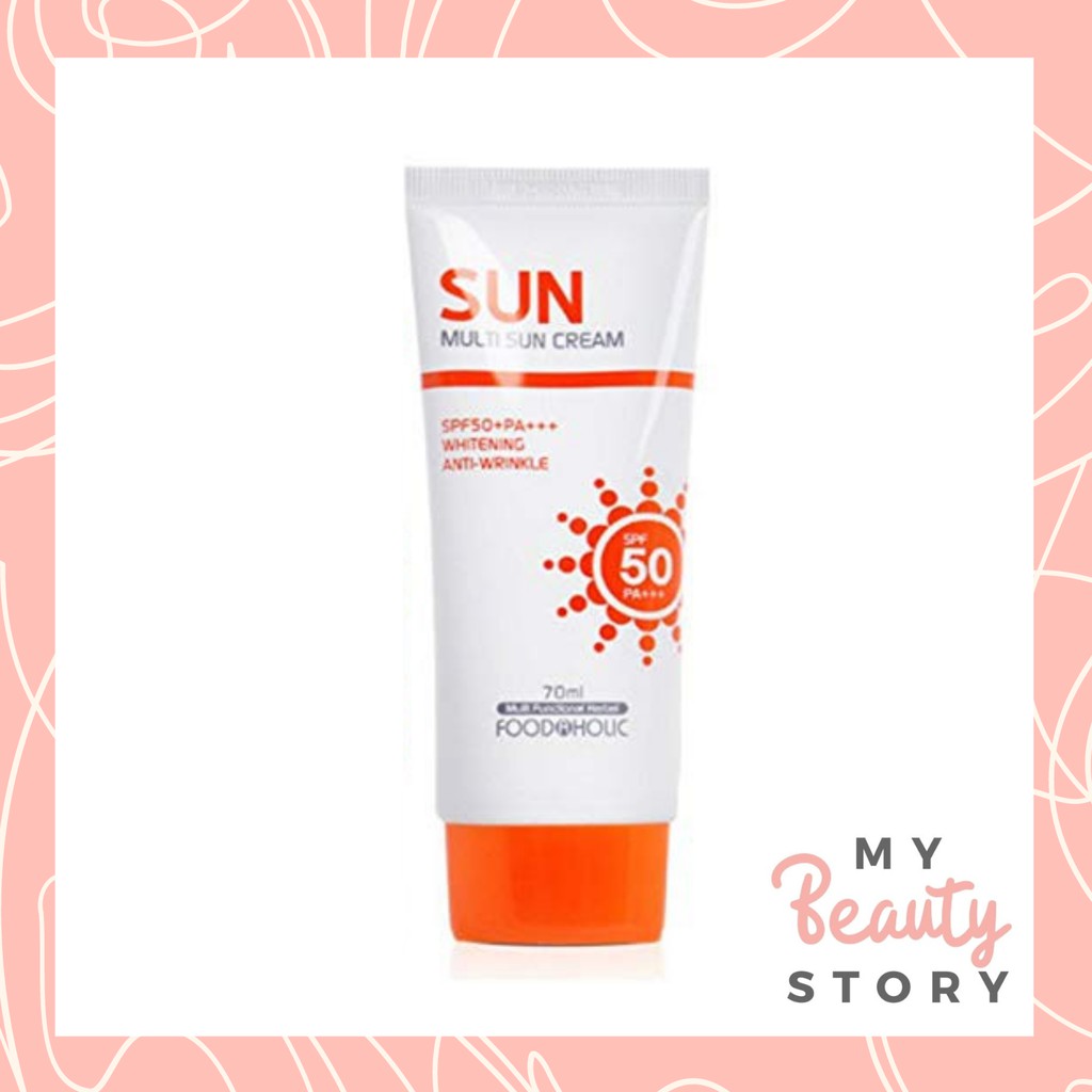 FOODAHOLIC Multi Sun Cream SPF50+ PA+++ 70ml | Shopee Philippines
