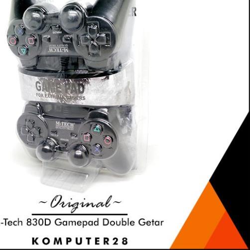 M-Tech MT-830D Double Vibration Gamepad Controller - USB PC Joystick ...