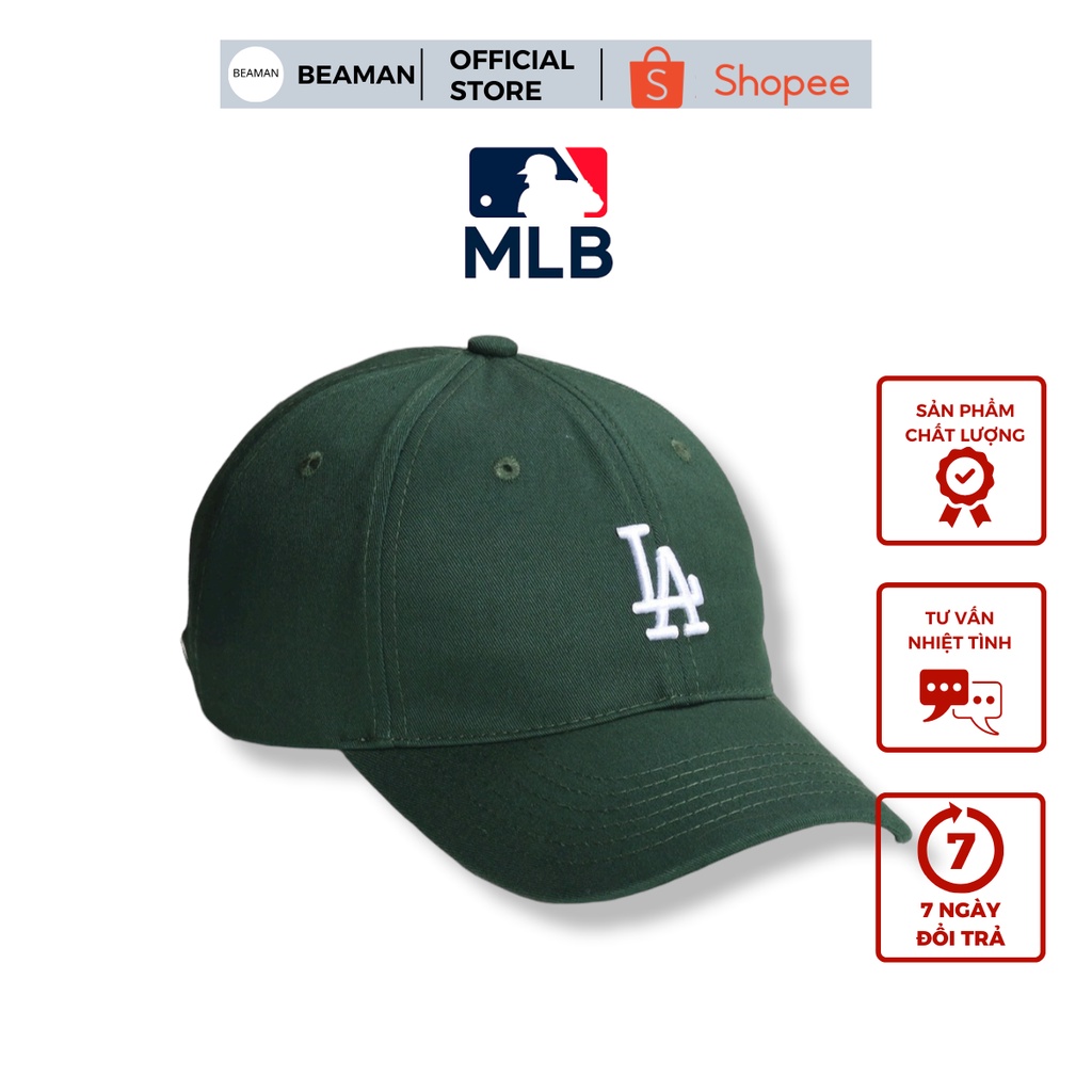 Mlb Korean Style Embroidered LA Unisex Fabric Hat Full Stamp Beautiful ...