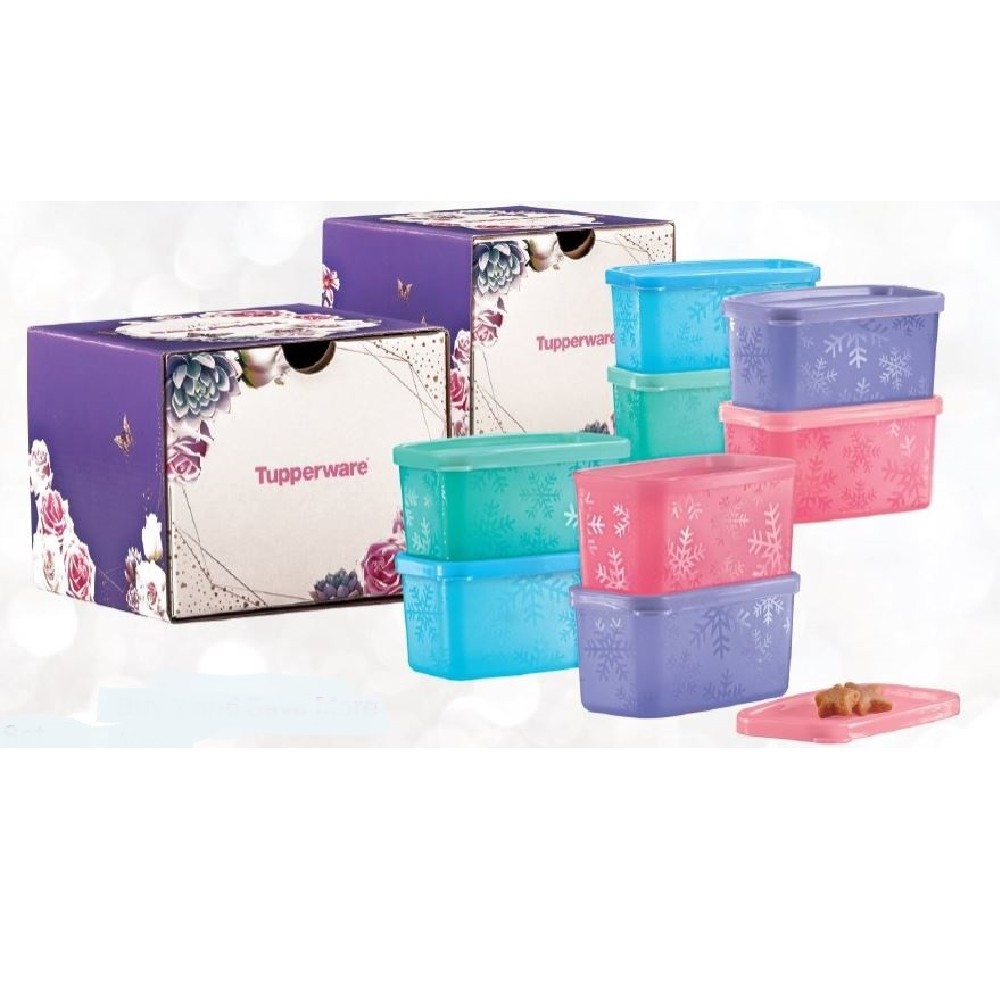 Tupperware Precious Snowflakes Set (8pcs) 200ml | Shopee Philippines