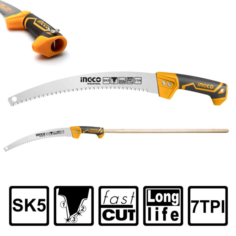 Ingco Curved Pruning Saw 13" 330mm HPS3308 MERVILLE | Shopee Philippines