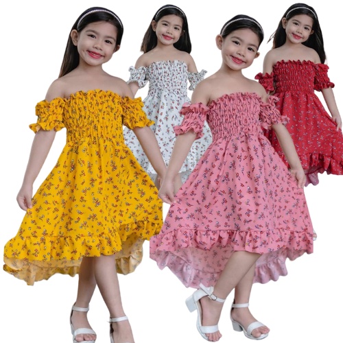 KIKAY TREND I APHRODITE FIT 4-7 YEARS OLD KIDS OFFSHOULDER LONGBACK ...