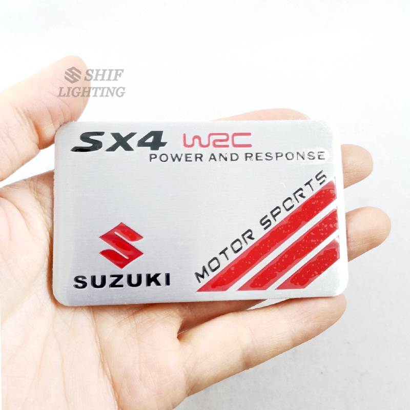 1 x Aluminum SUZUKI Motorsports Logo Car Auto Decorative Emblem Badge ...