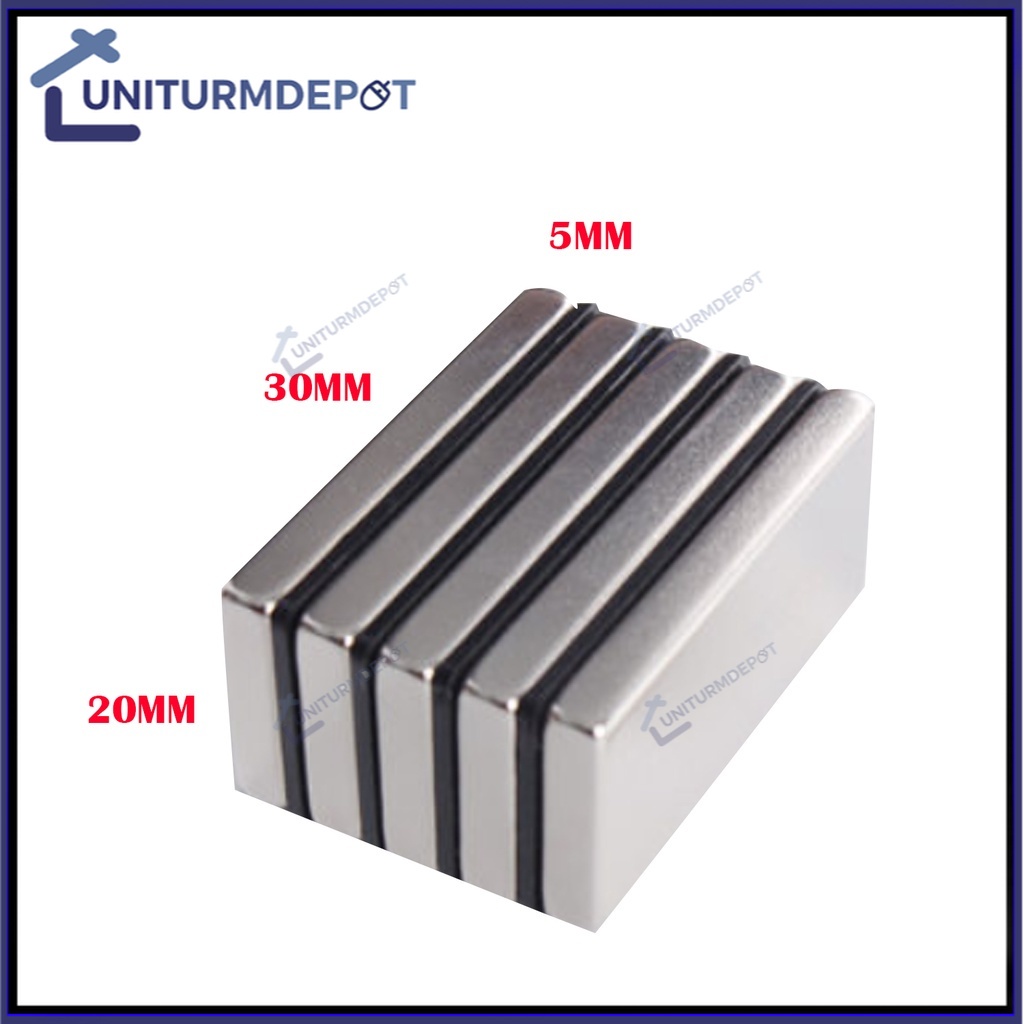 30mm x 20mm x 5mm Magnet N35 Earth Neodymium Magnet Strong Magnet ...