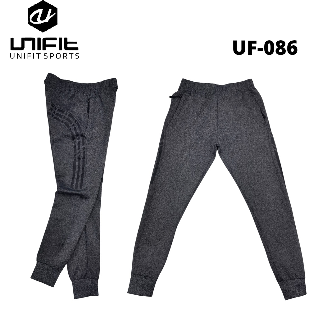 UNIFIT Men's Joggers Pants Training Sports Jogging Track Silk Spandex ...