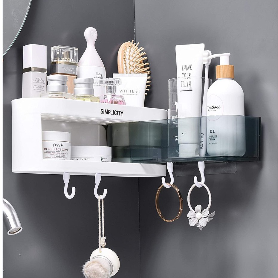 PD Wall Mounted Bathroom Shelf Storage Organizer Rack Kitchen ...