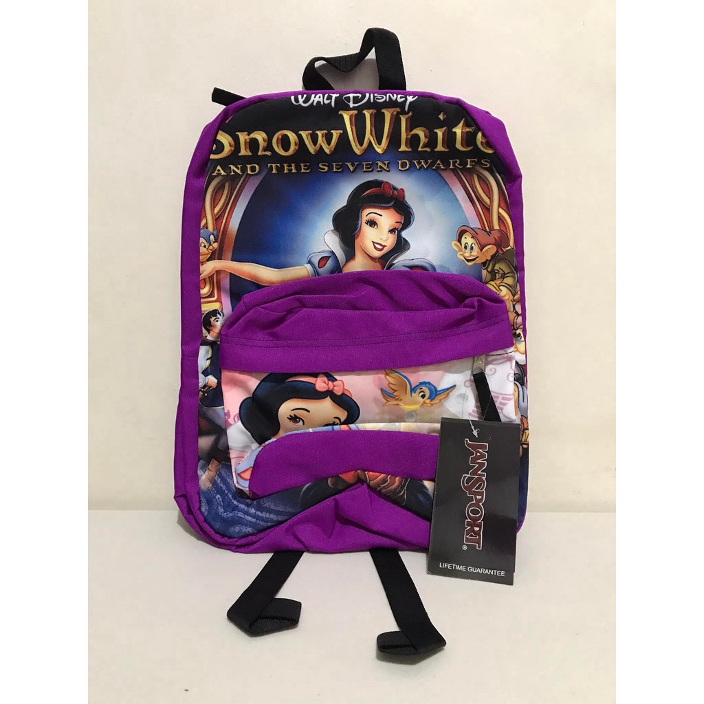 Purple Kids Backpack Bag Character Snow White | Shopee Philippines
