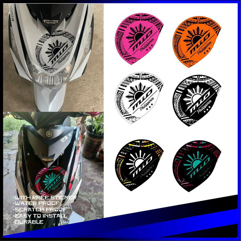 Yamaha MIO i 125 M3/Mio #findurtrip front panel sticker decals printed ...