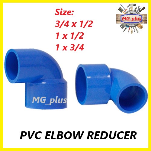 PVC Blue Fittings Elbow Reducer 90 Degrees Waterline Fittings Water ...