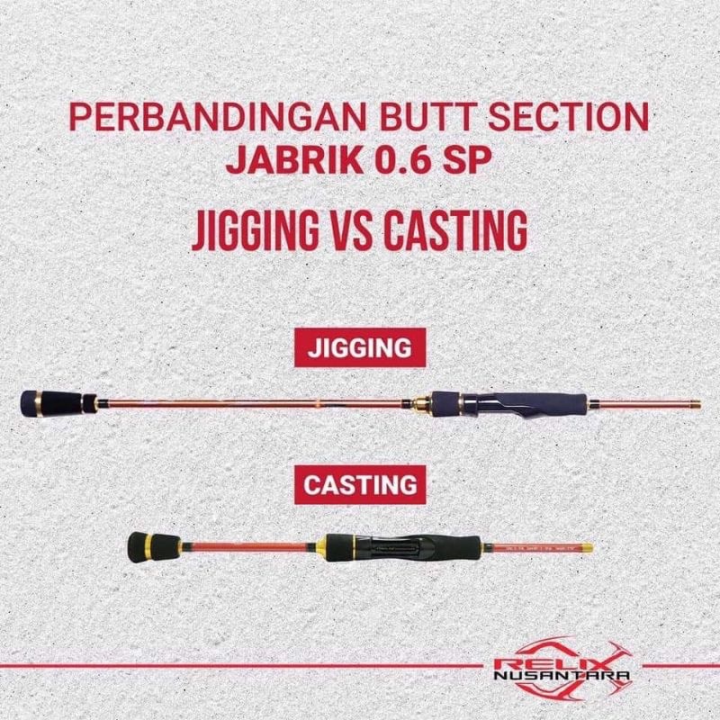Butt Section Joran Jabrik Pe 0,6 Casting Spinning Relix Nusantara ...