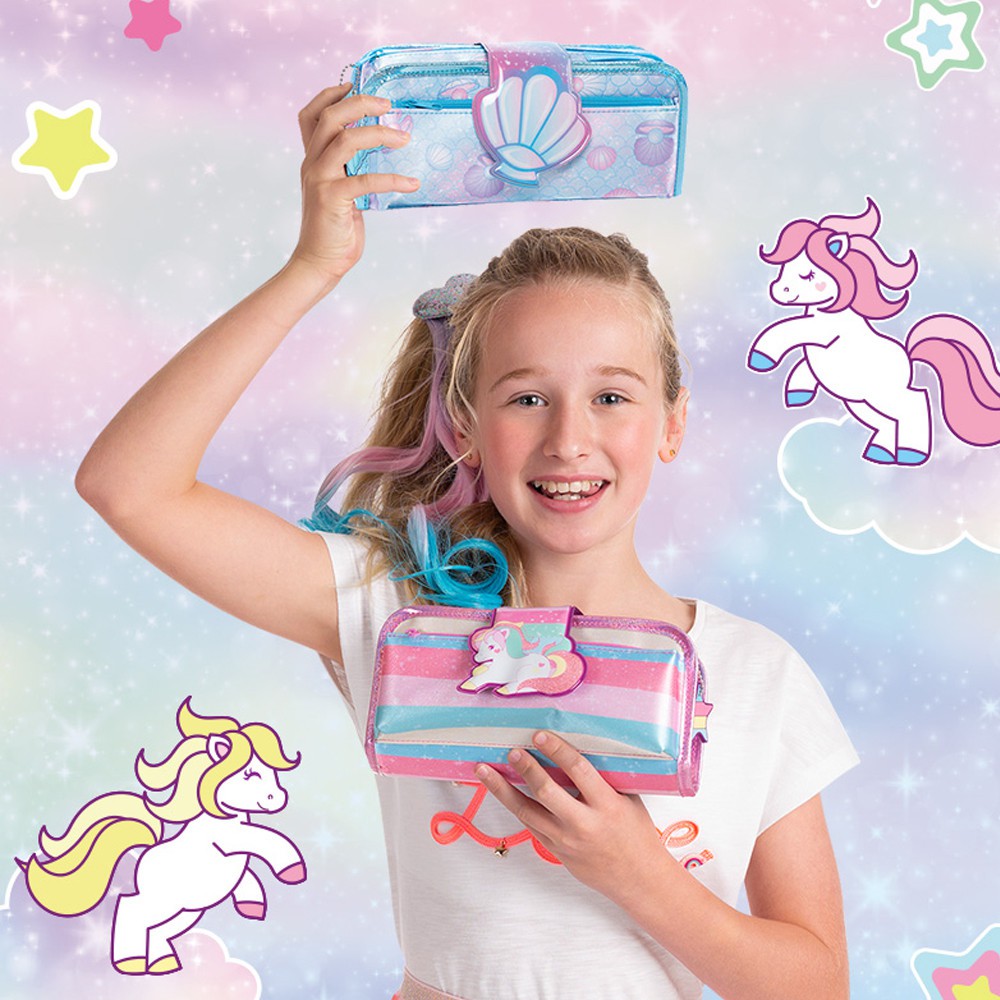 FUNTIME MERMAID MERMAID MERMAID 2 IN 1 SCHOOL SUPPLIES PEN BOX ...