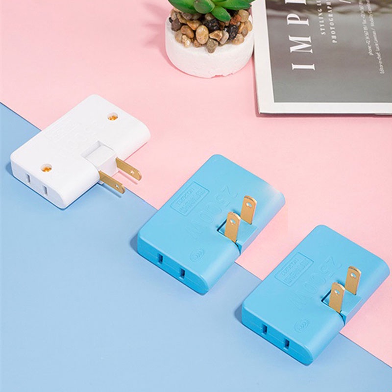 Rotatable ac power Socket Converter One In Three 180 Degree Extension ...