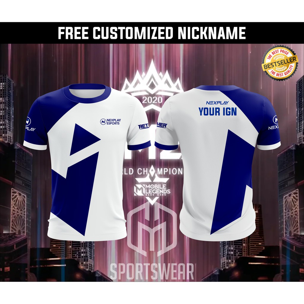 NXP Jersey (Free Customize Nickname) | Shopee Philippines
