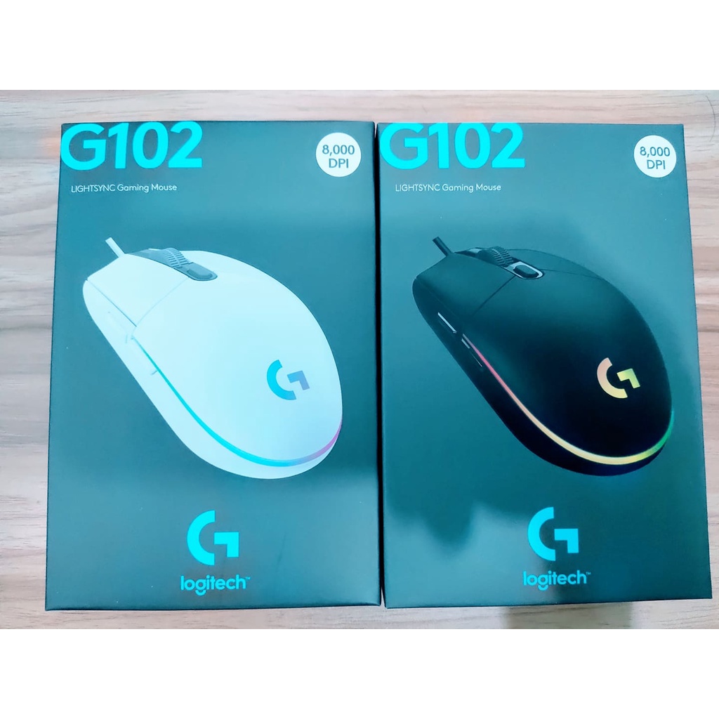 Logitech G102 GEN II LIGHTSYNC RGB Game Mouse In Black With New Wire | Shopee Philippines
