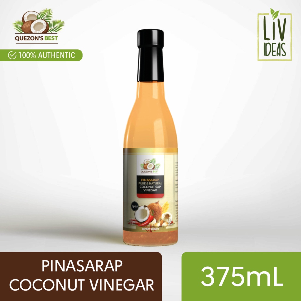 Quezon's Best Organic Pinasarap Pure & Natural Coconut Sap Vinegar ...