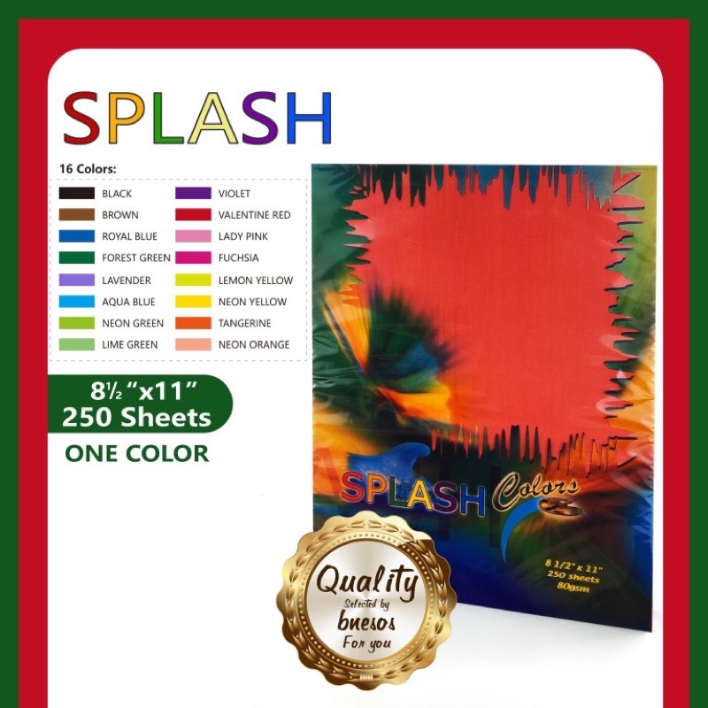 COLORED PAPER 1REAM 250pcs ASS. COLOR,COLORED PAPER SINGLE COLOR 1REAM ...