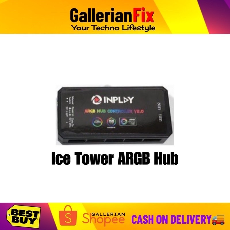 Remote/4pin Molex/Hub Controller 6pin - Compatible to Inplay Ice Tower ...