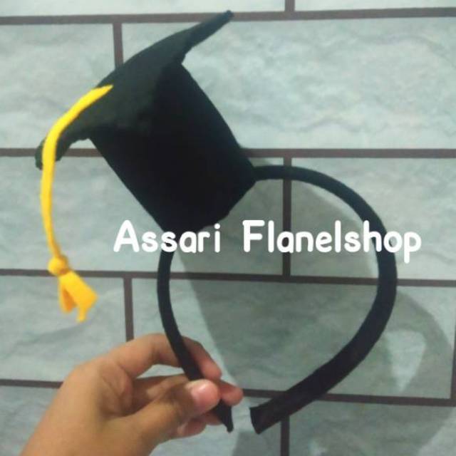 Character flannel headband, graduate graduation graduate toga hat ...