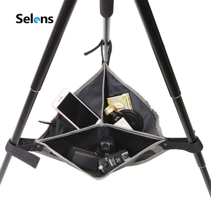 Selens Camera Tripod Stone Bag Counter Balance Weight Pouch Heavy Duty ...