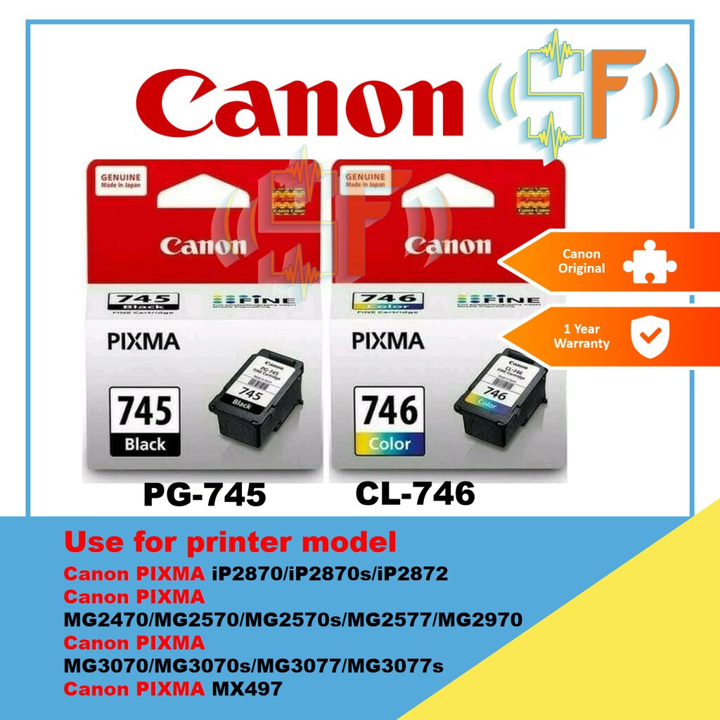 CANON PG745 PG745S PG745XL 745 745S 745XL CL746 CL746S CL746XL 746 746S ...