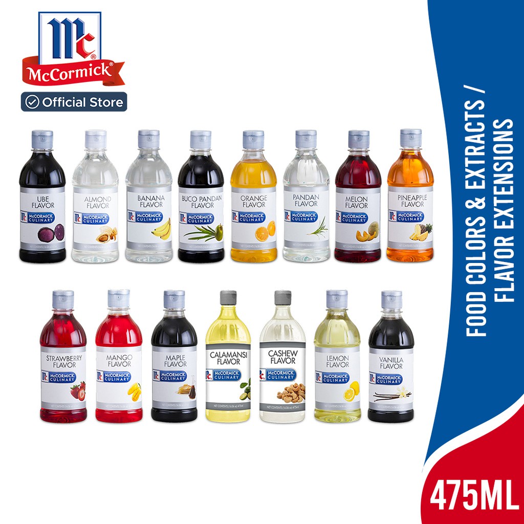inventory McCormick Food Color Flavors and Extracts 475ml | Shopee ...