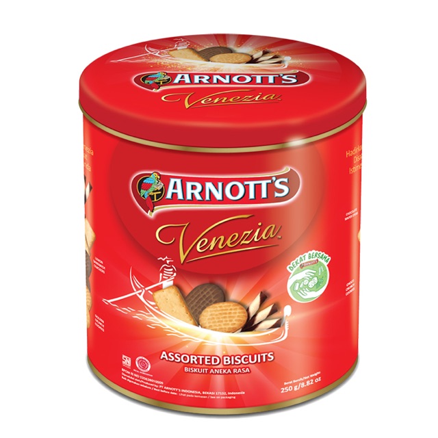 Arnott'S Venezia Assorted Biscuit Canned 250gr | Shopee Philippines