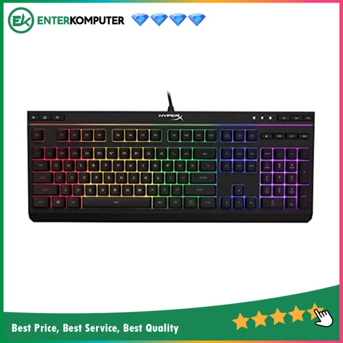 Kingston HyperX Alloy Core RGB Membrane Gaming Keyboard | Shopee ...