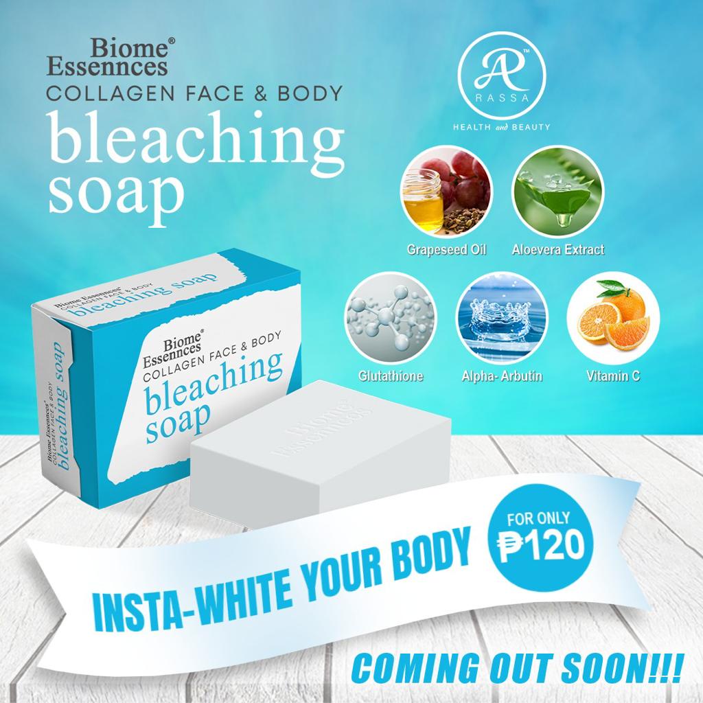 BIOME ESSENNCES Bleaching Soap 135g | Shopee Philippines