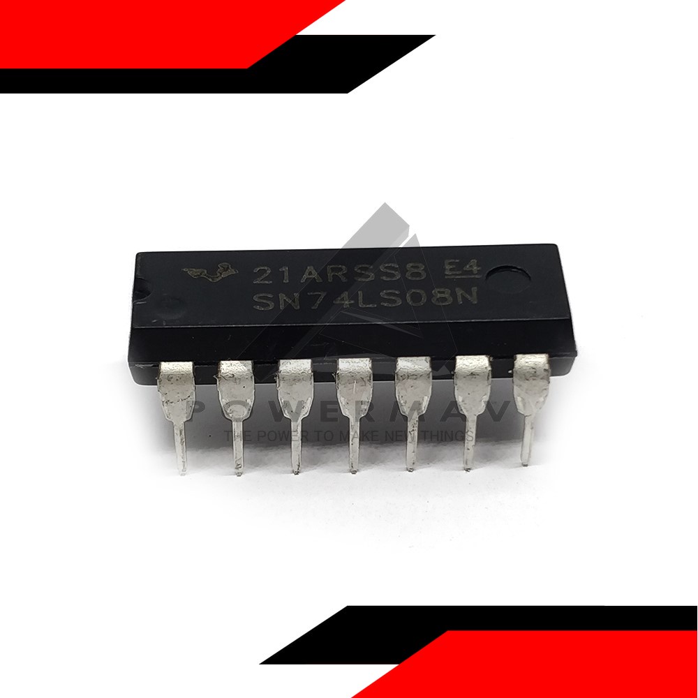 original 74ls08 AND gate dip ic dip14 sn74ls08n sn74ls08 7408 QUADRUPLE 2 INPUT AND GATE TTL ...