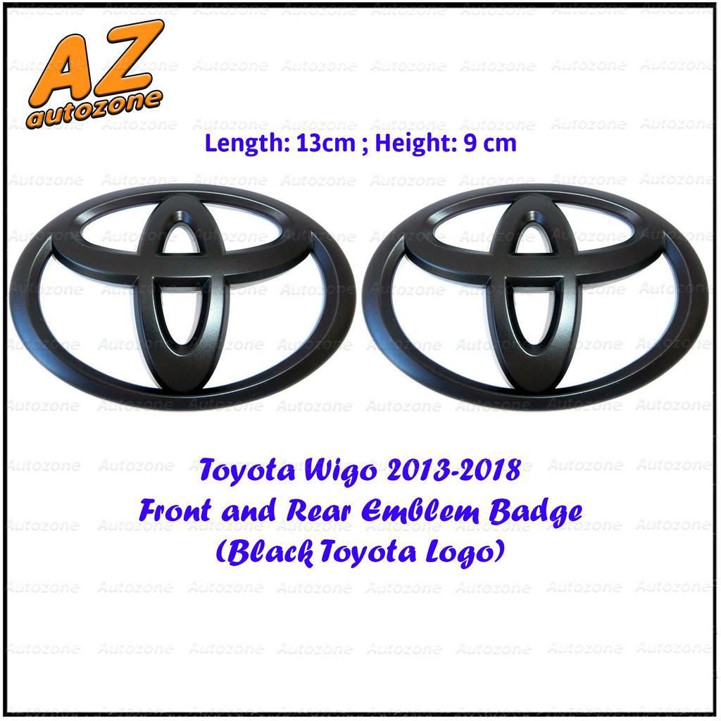Toyota Wigo 2013-2018 Toyota Logo Emblem Badge for Front Grill and Rear ...