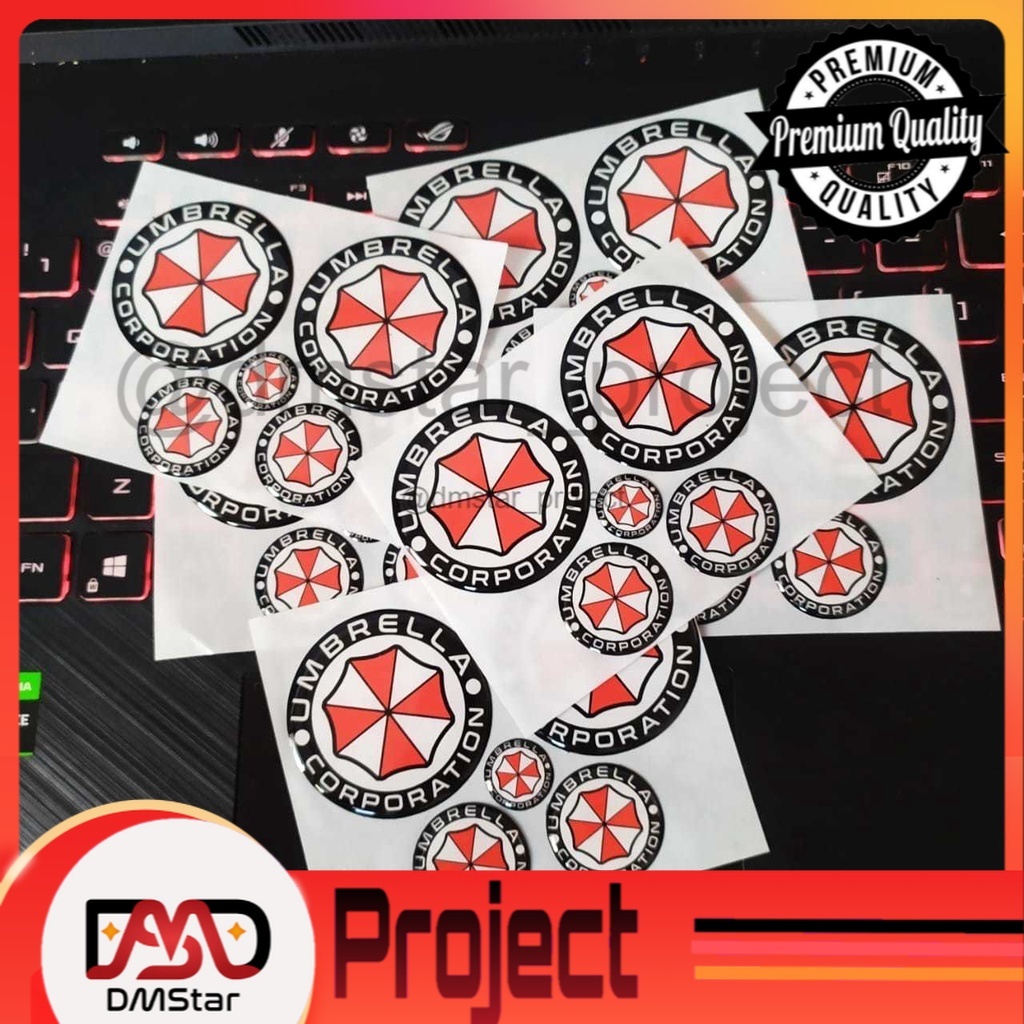 (Dmstar) Umbrella LOGO RESIDENT EVIL EMBLEM Stickers NMAX And AEROX ...