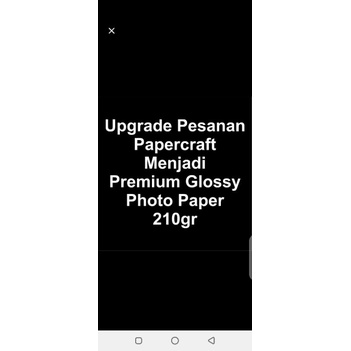 Upgrade papercraft to Premium Glossy Photo Paper | Shopee Philippines
