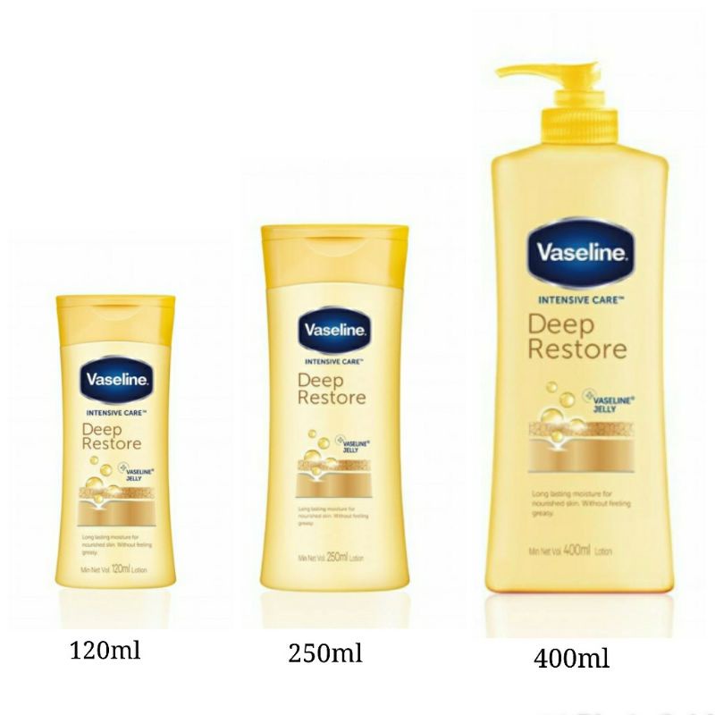 Vaseline Intensive Care Deep Restore Body Lotion | Shopee Philippines