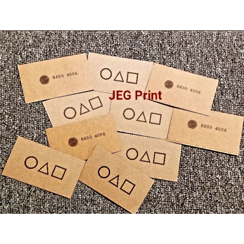 Netflix Squid Game Invitation Calling Card | Shopee Philippines