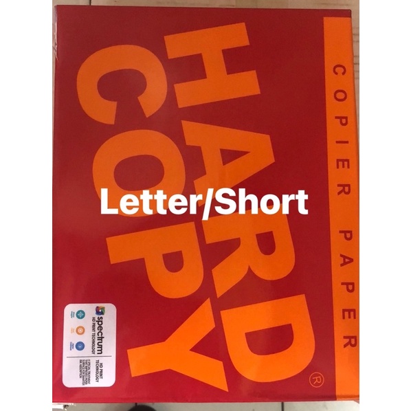 Hard Copy Bond Paper Short/A4/Long | Shopee Philippines