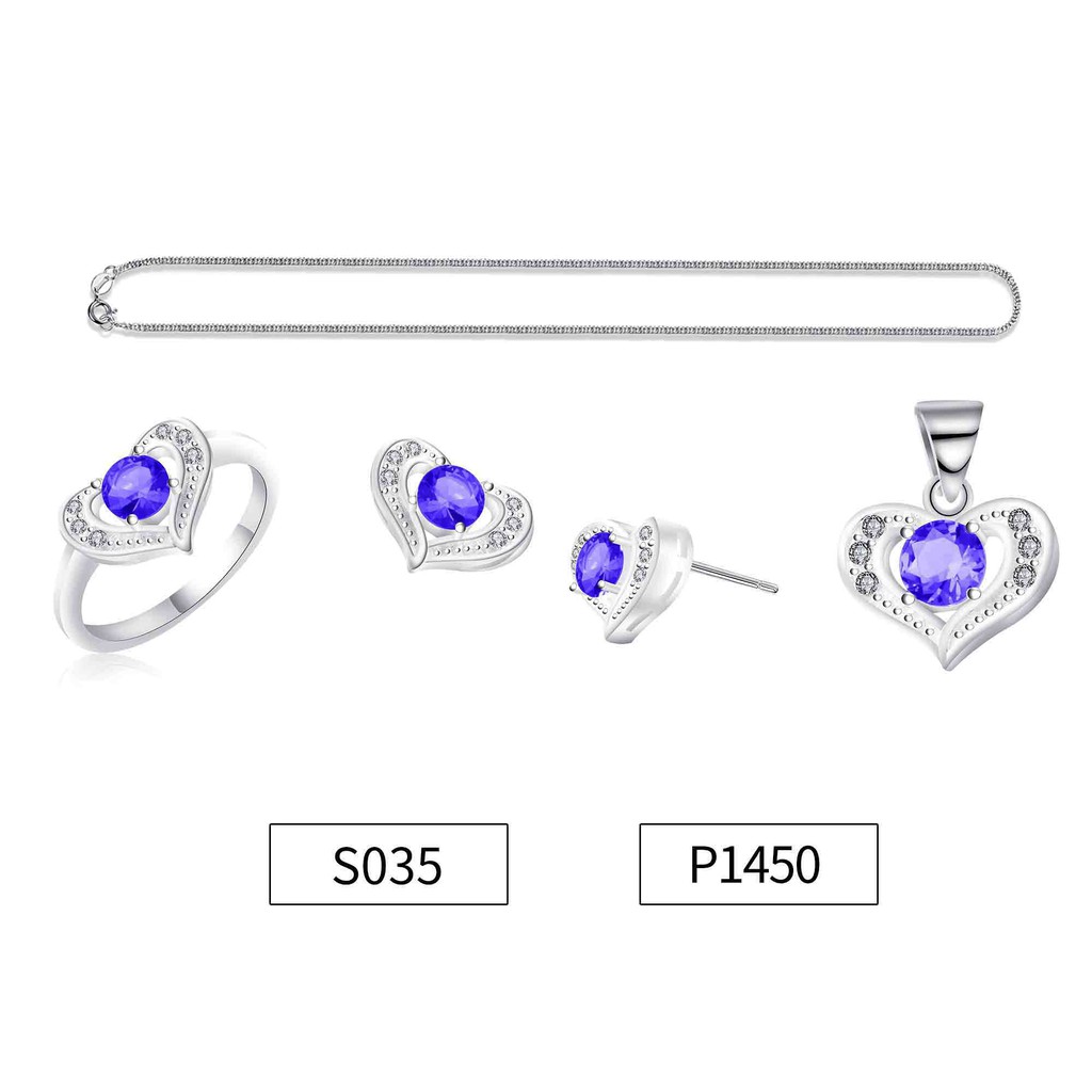 Morning Star Top Silver Orignals St032 Italy 925 Jewelry Set SMS035 ...