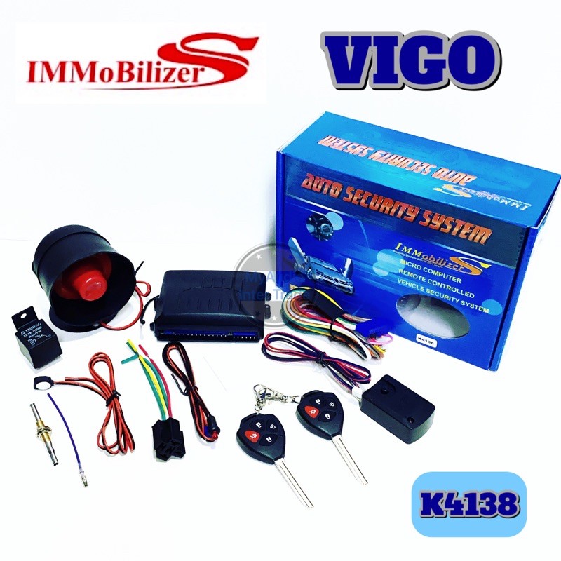 Car Remote Control Set IMMOBILIZERS Key Straight Model Easy To Use Push ...