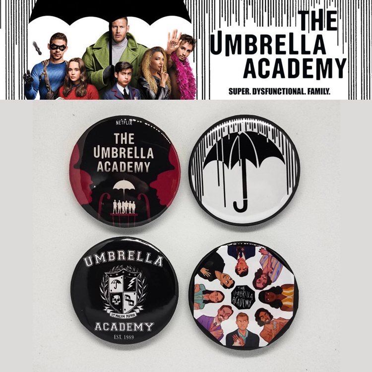 The Umbrella Academy Button Pin 1.75" | Shopee Philippines