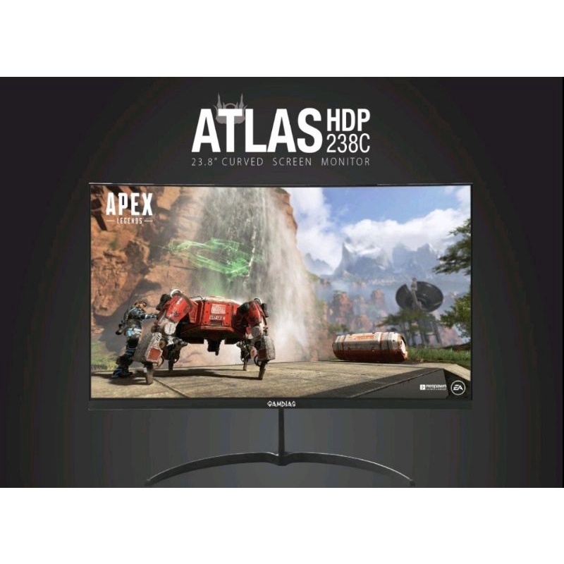 Gamdias Atlas HDP 238C 24" 165Hz Curved Gaming Monitor | Shopee Philippines